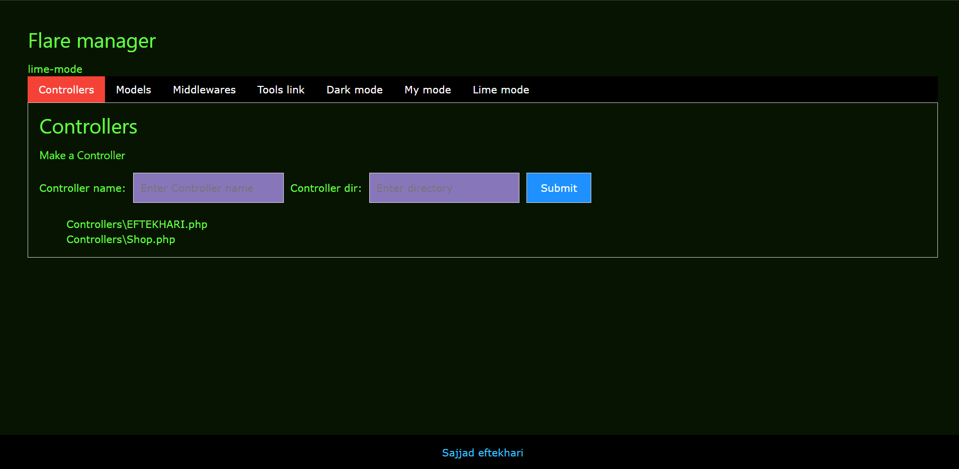 GitHub - flare-framework/flare-Manager: flare-Manager make model controller and