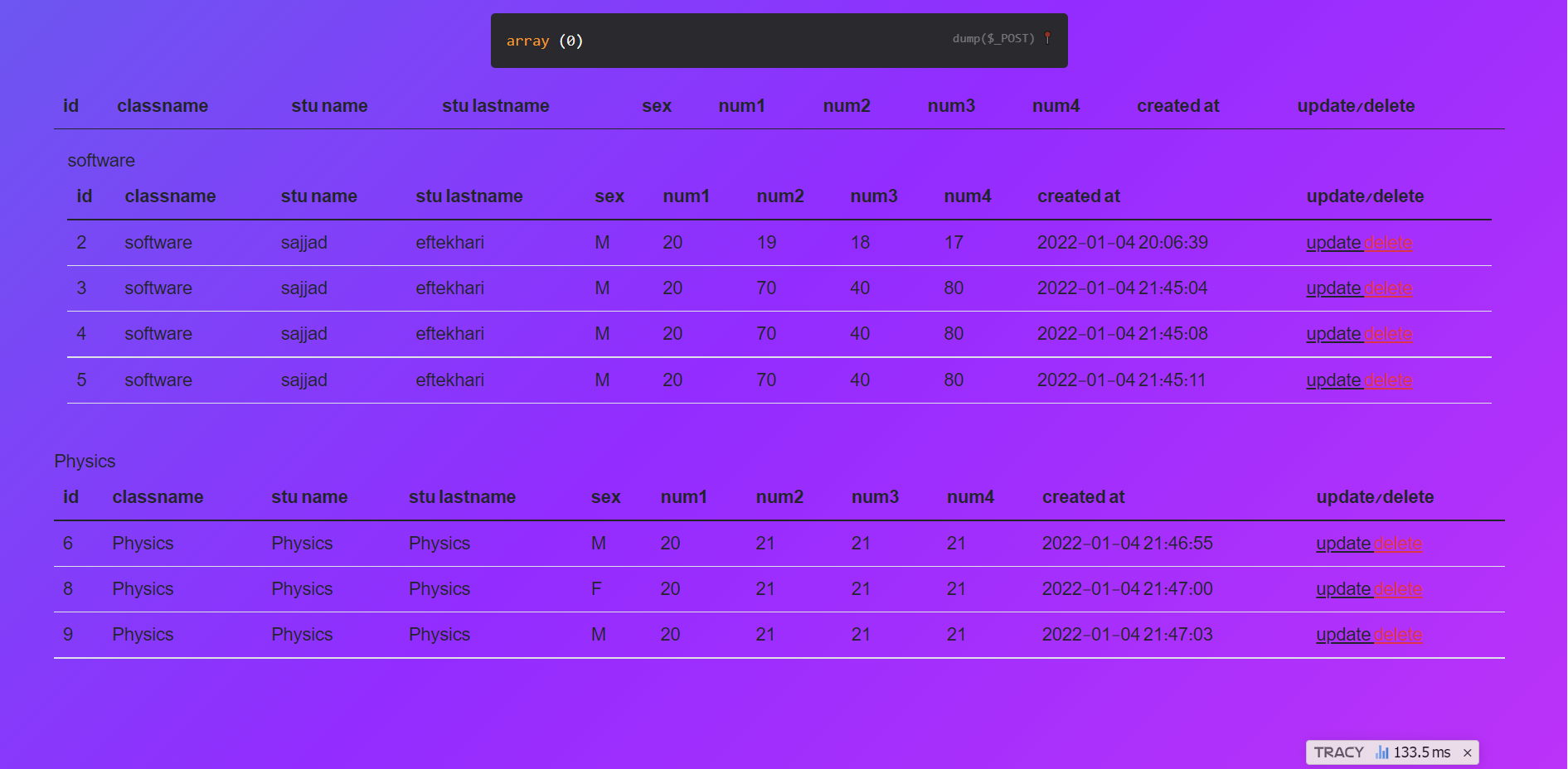 GitHub - sajjadef98/CRUD-flare-framework: CRUD Build a system to insert student name information ...